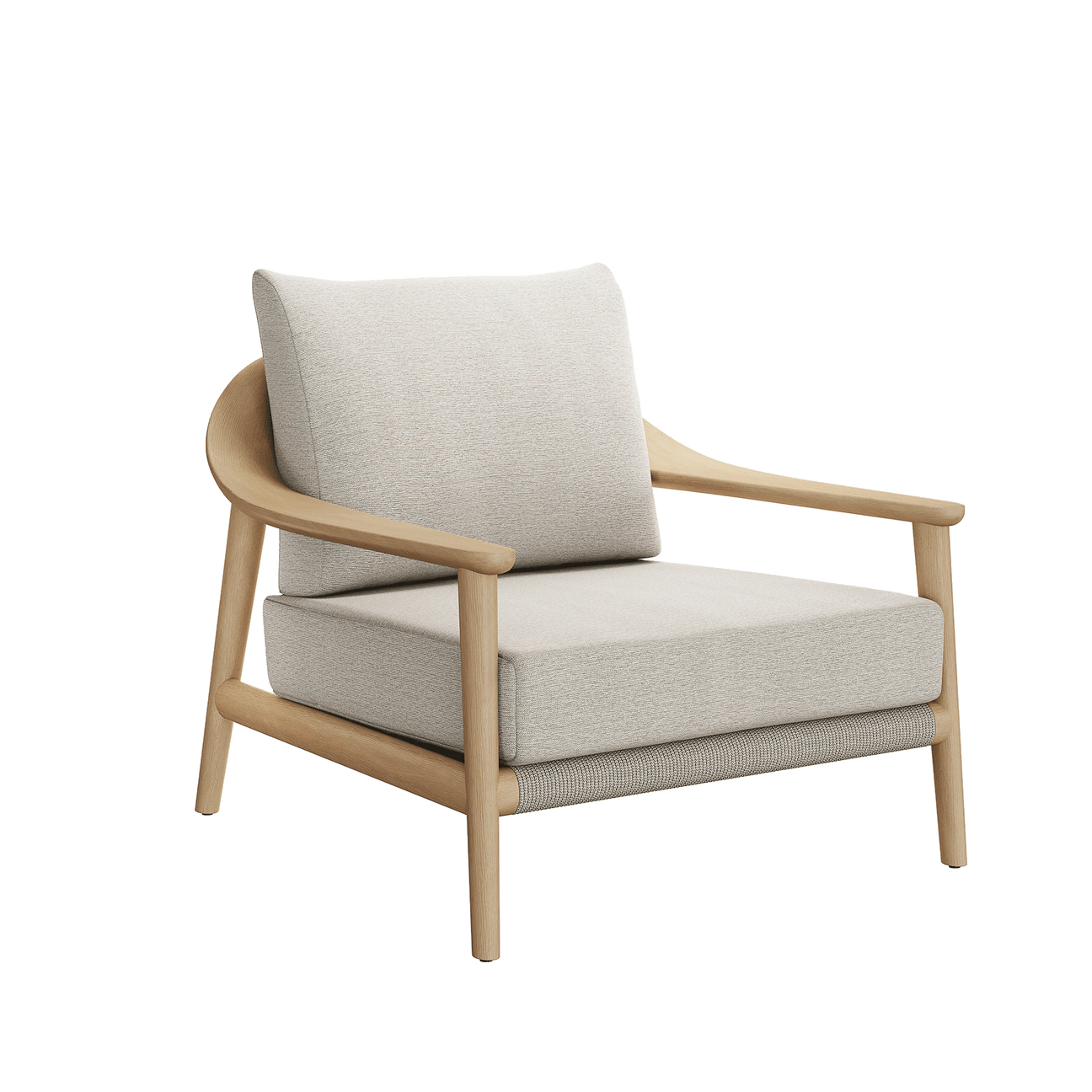 N1 Lounge Chair Light Teak – Nth Degree