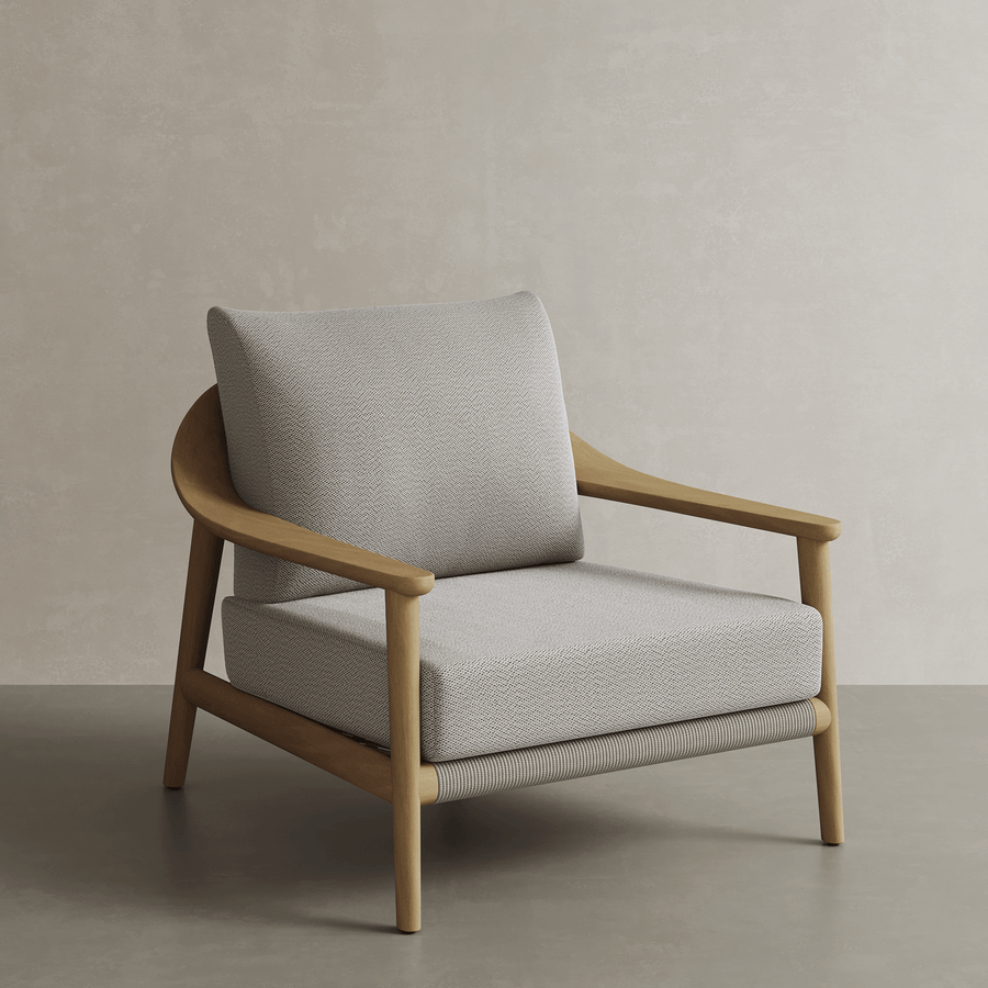 N1 Lounge Chair Light Teak – Nth Degree