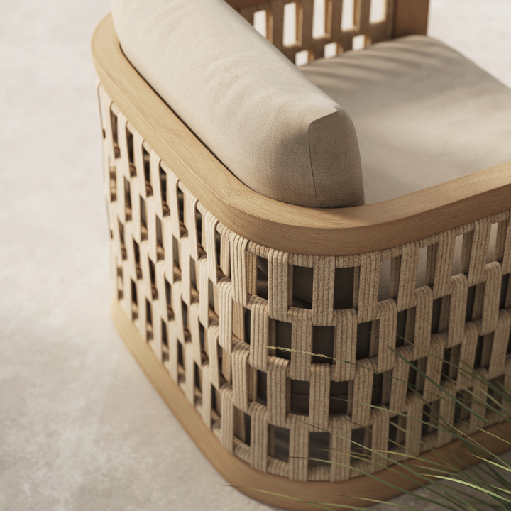 N2 Lounge Chair Light Teak – Nth Degree