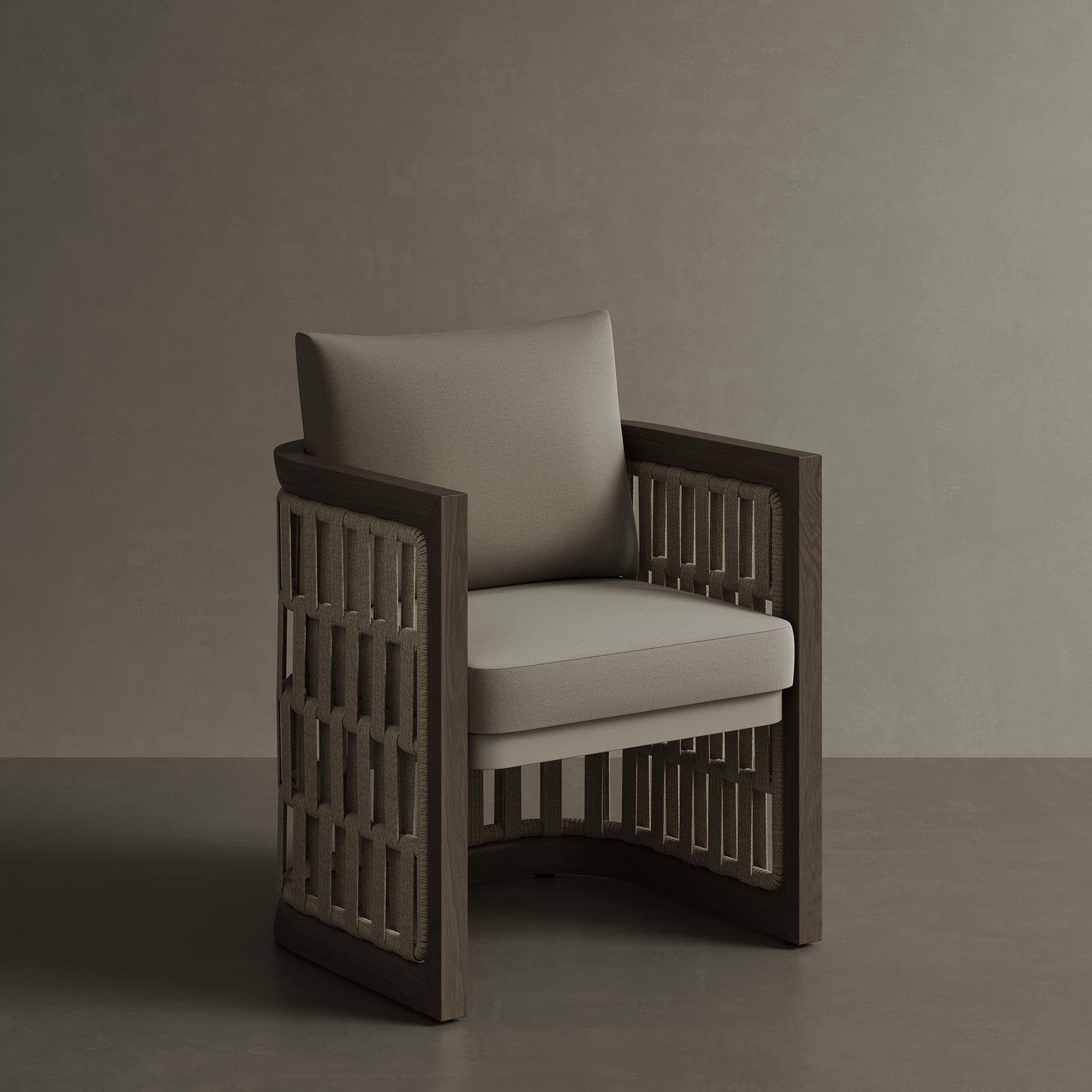 N2 Dining Chair Dark Teak – Nth Degree