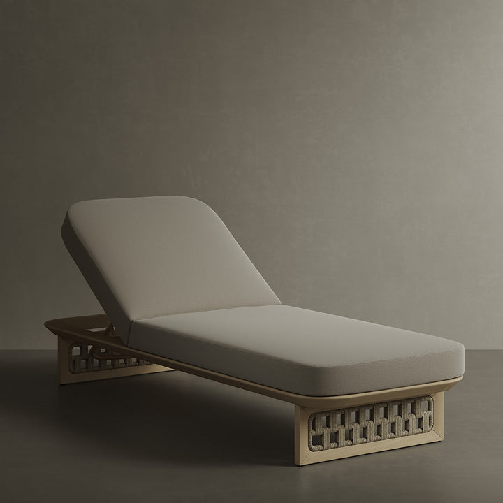 N2 Sun Lounger Light Teak – Nth Degree